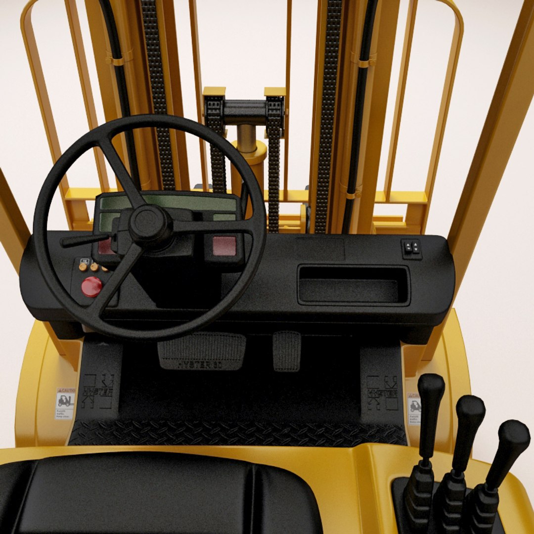 3ds max forklift hyster s60xm v2