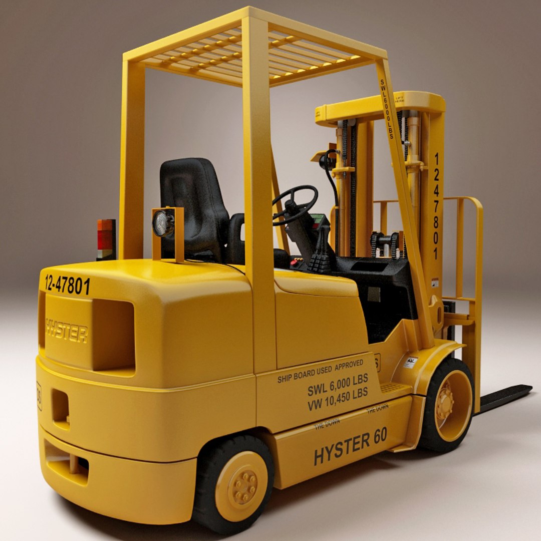 3ds max forklift hyster s60xm v2