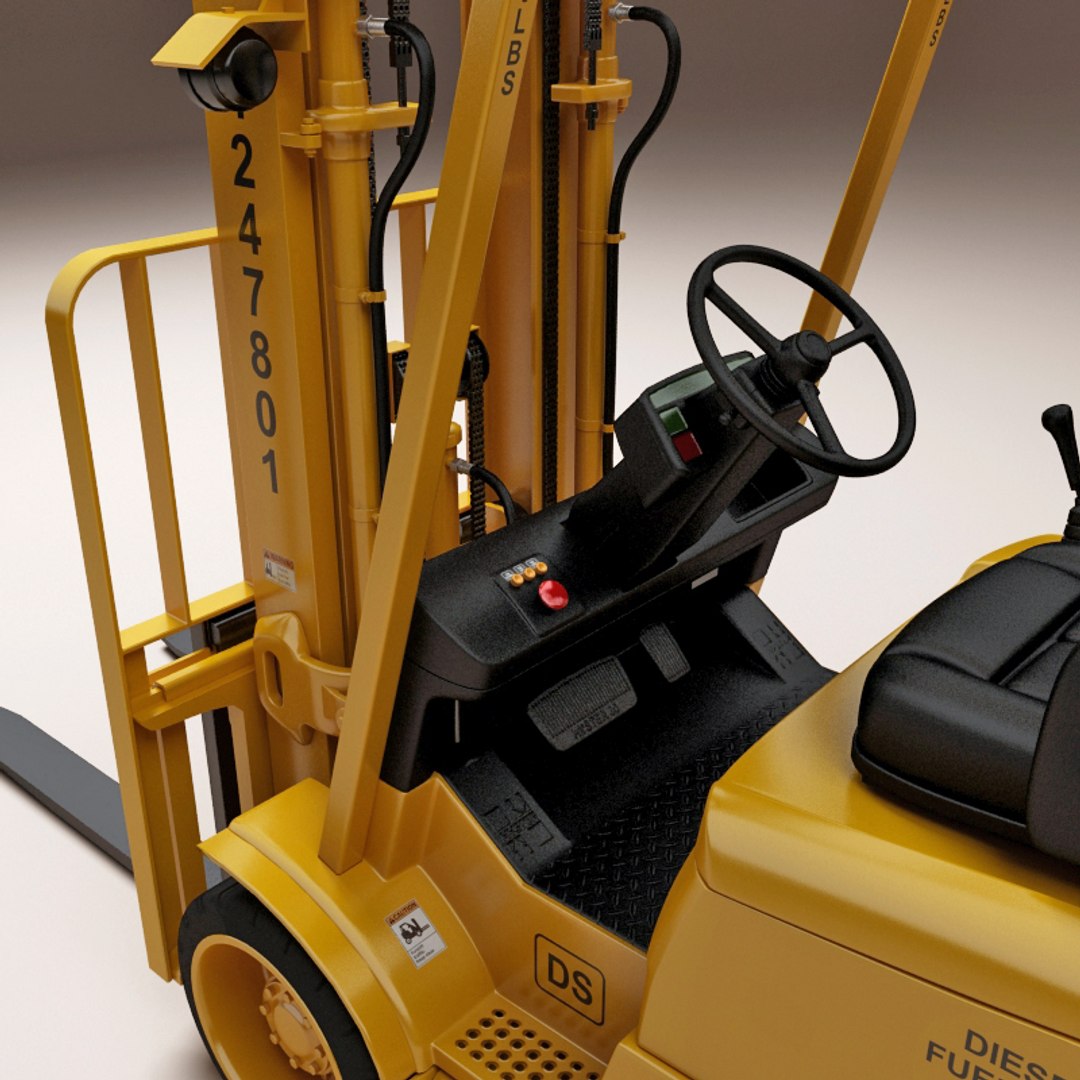 3ds max forklift hyster s60xm v2