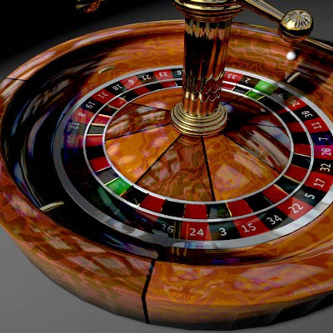 Roulette Wheel 3d Model