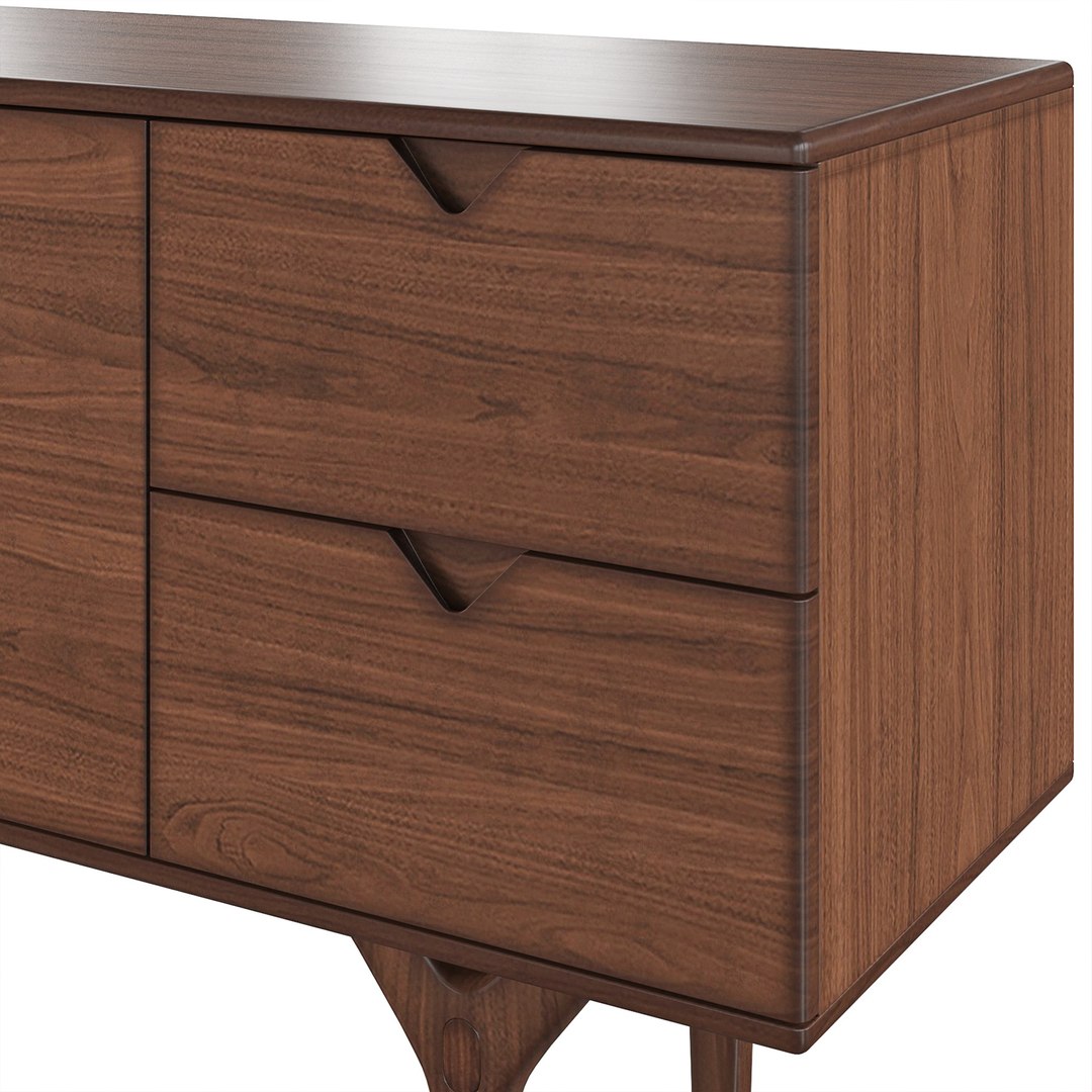 3D Ridge Small Console Cabinet - TurboSquid 2238872
