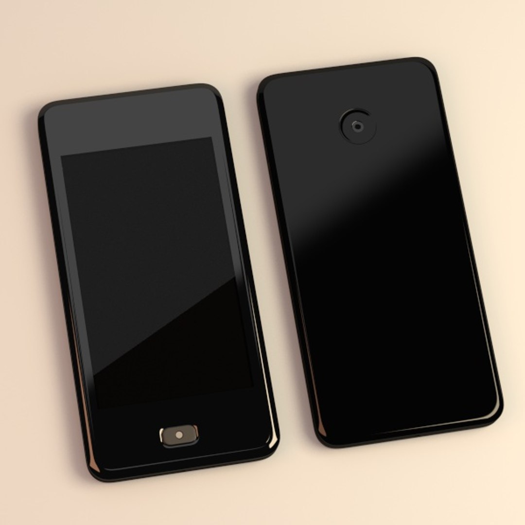 3d model generic touchphone