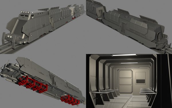 armored train 3d max