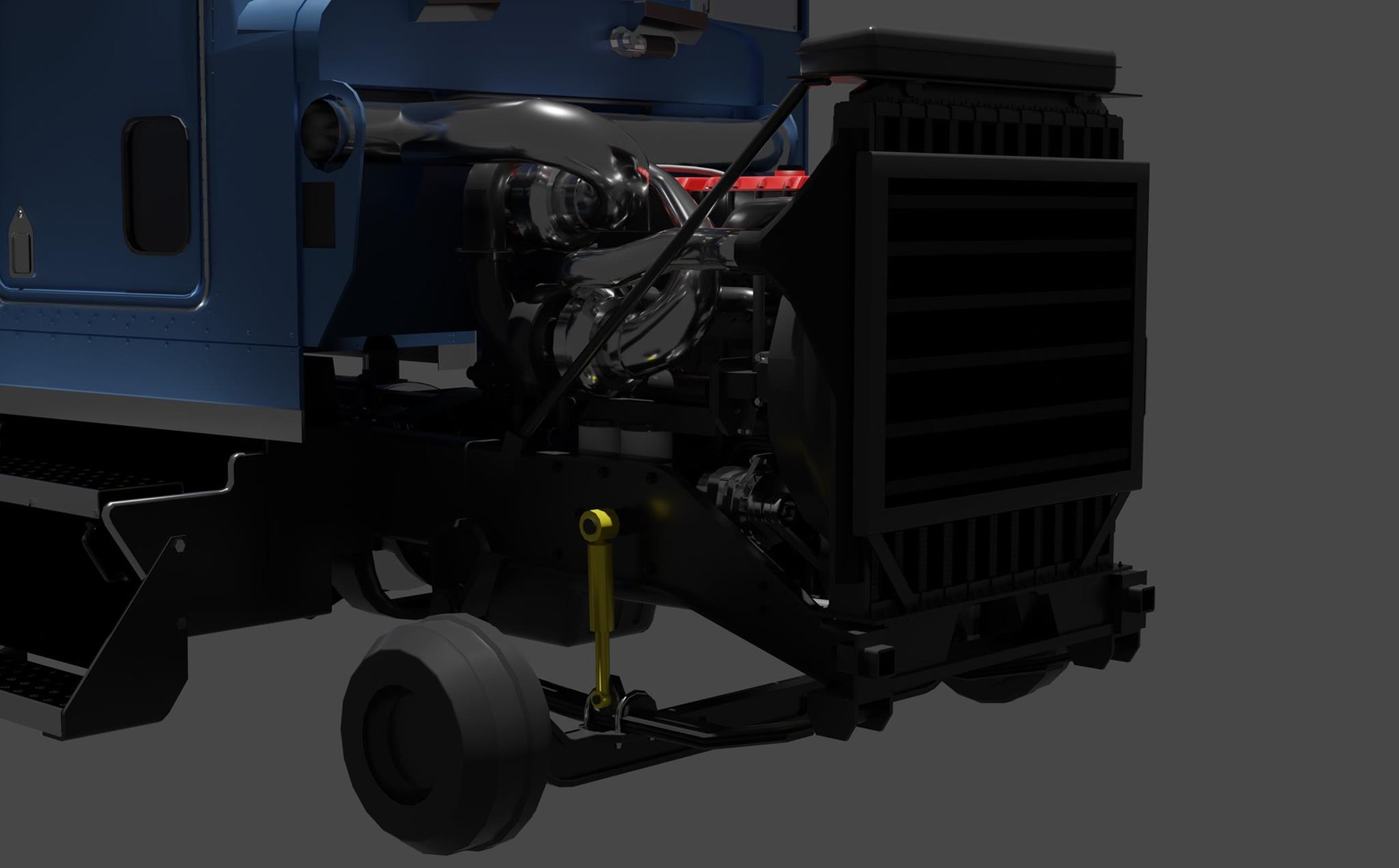 3D N14 Twin Turbo Model - TurboSquid 1900117