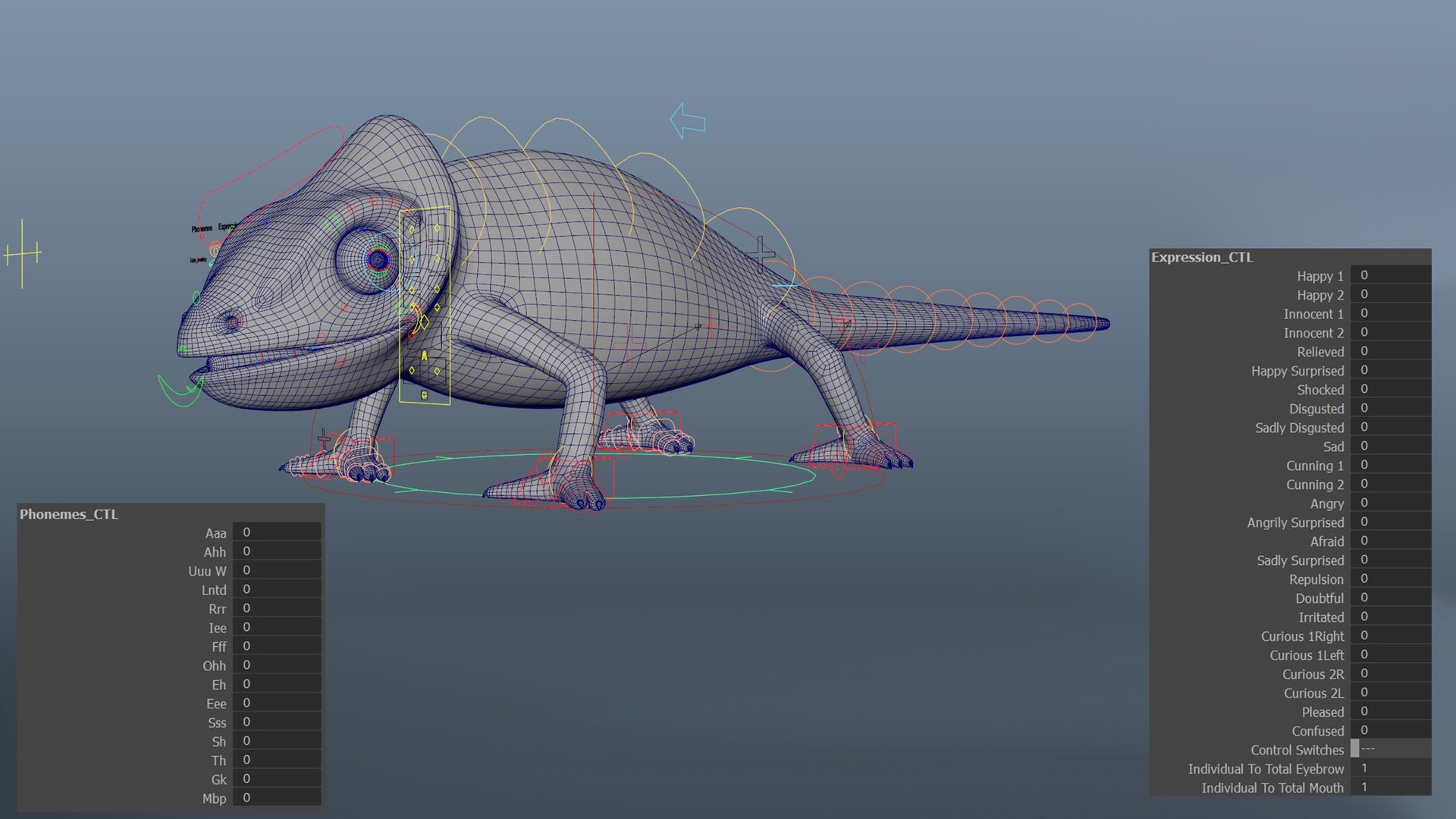 Chameleon 3D Model - TurboSquid 1986499