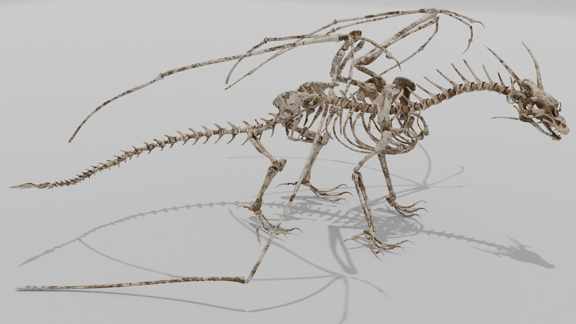 3D Bone Dragon - TurboSquid 1465706