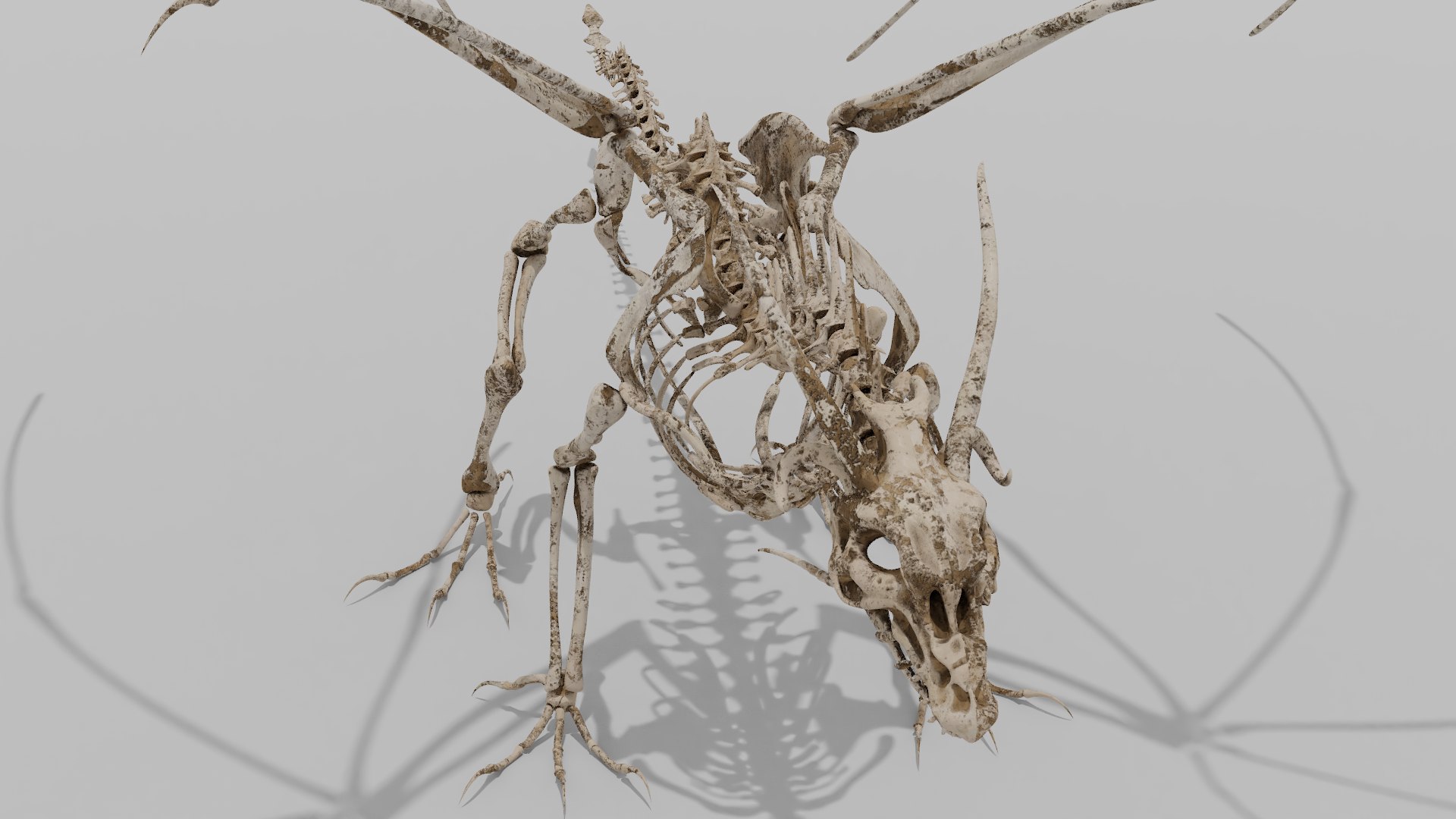 3D Bone Dragon - TurboSquid 1465706