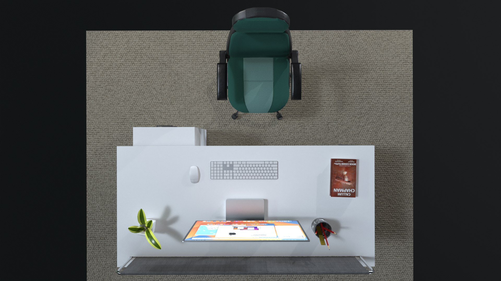 Workstation 3D Model - TurboSquid 2136045