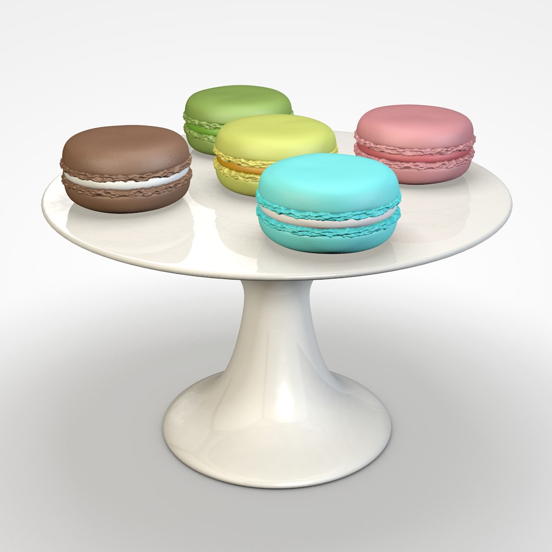 3D Model Macarons - TurboSquid 1214509