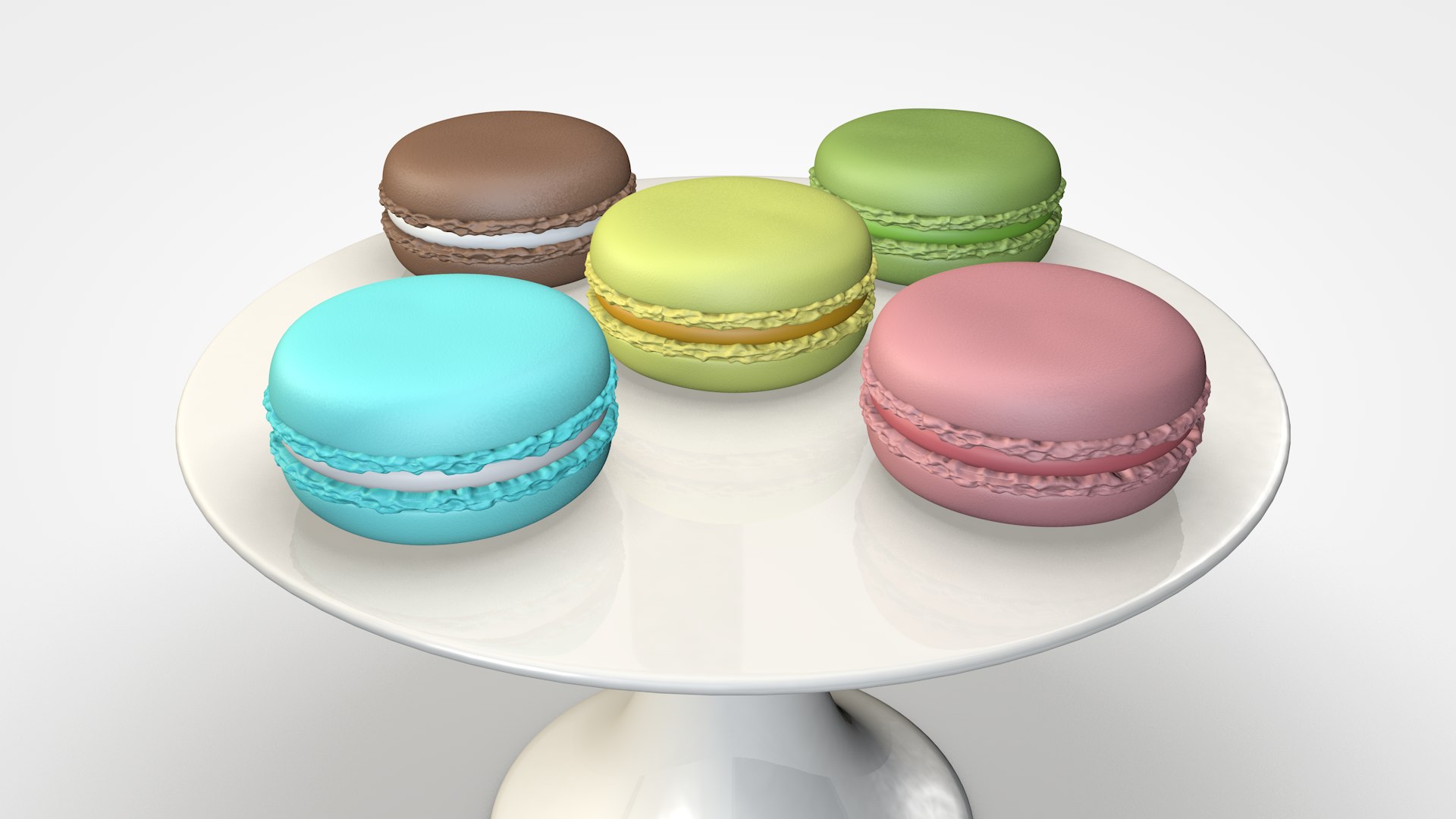 3D Model Macarons - TurboSquid 1214509
