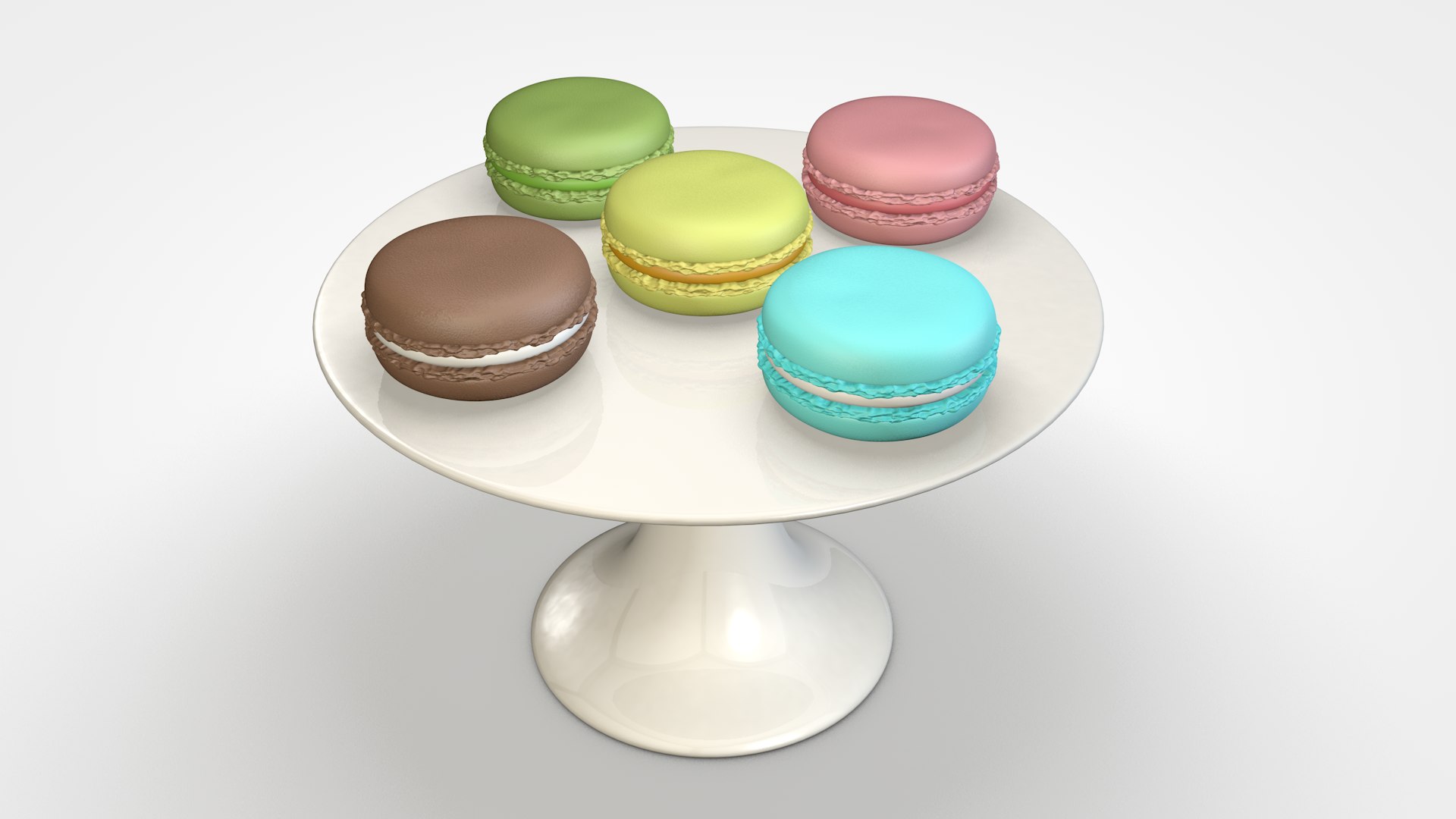 3D Model Macarons - TurboSquid 1214509