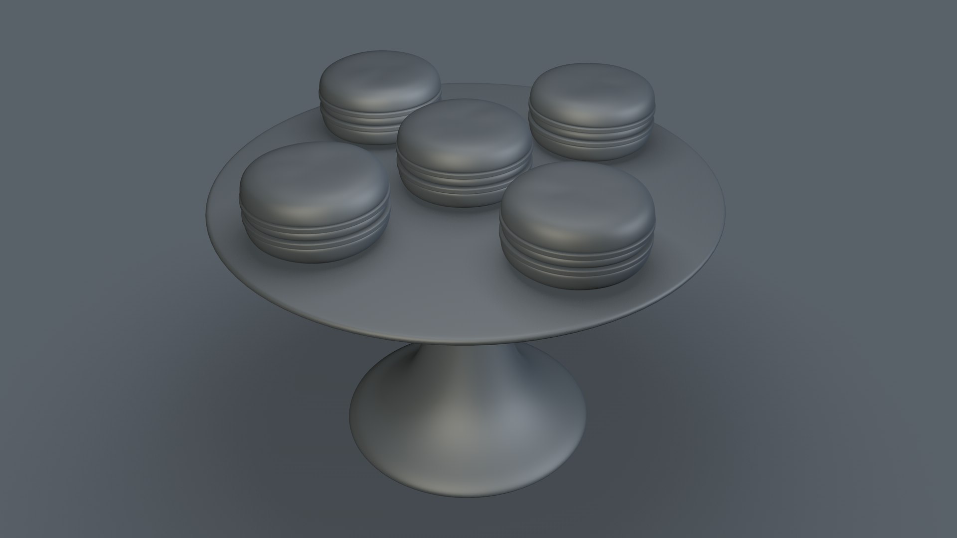 3D Model Macarons - TurboSquid 1214509