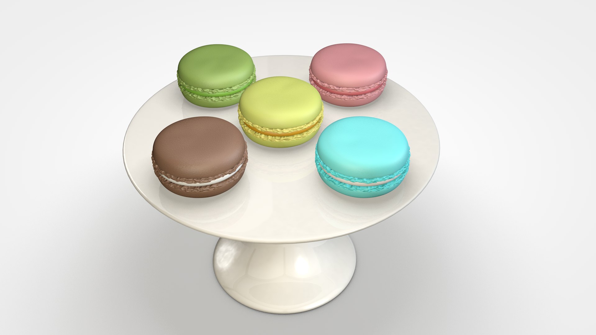 3D Model Macarons - TurboSquid 1214509