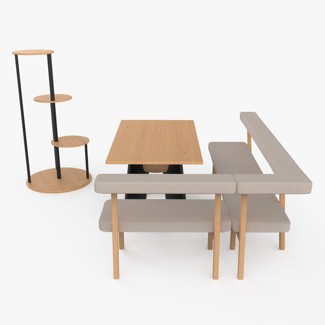 Cat-friendly Table 3D Model - TurboSquid 1785572
