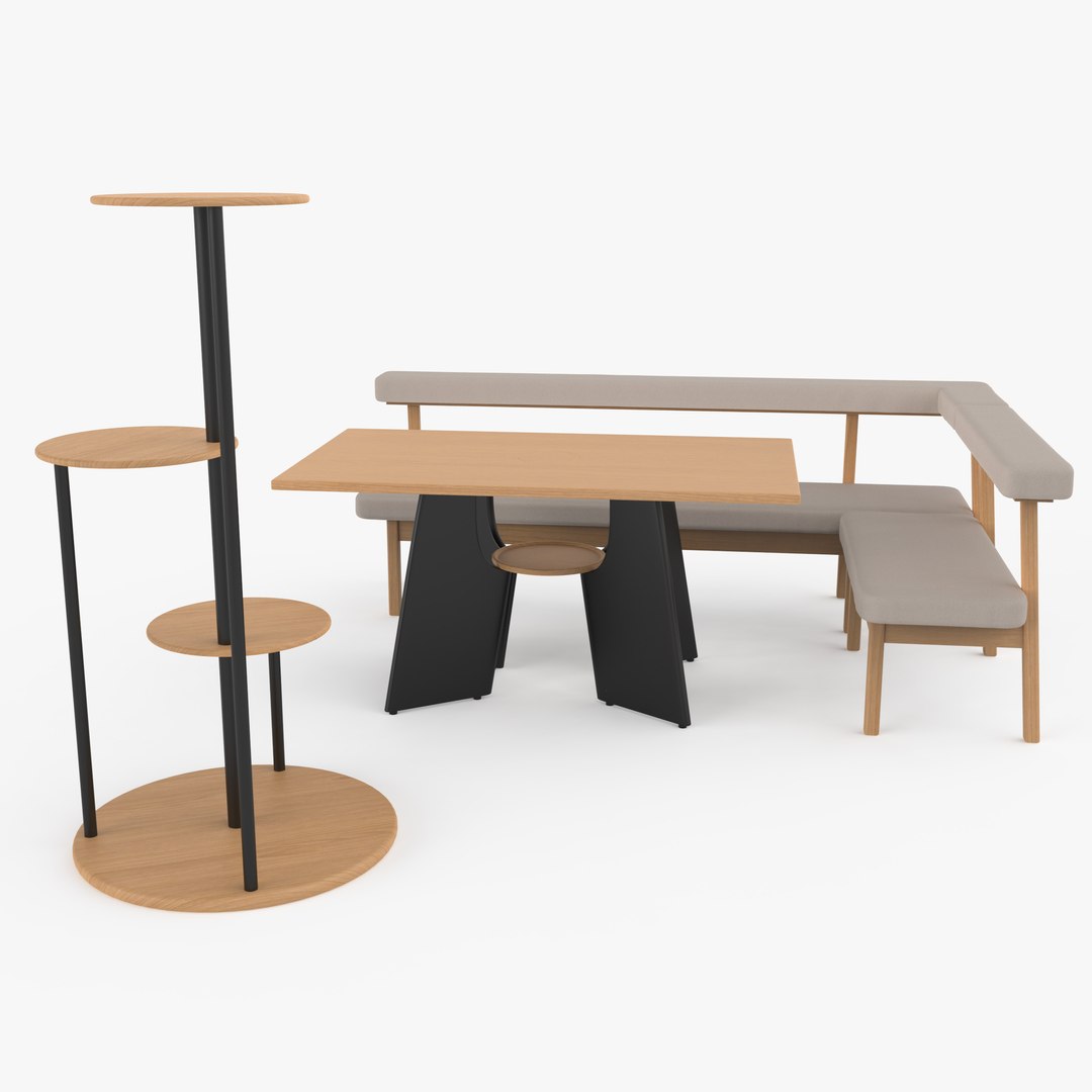 Cat-friendly Table 3D Model - TurboSquid 1785572