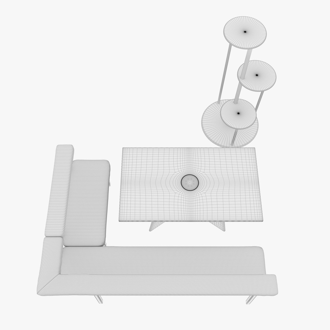 Cat-friendly Table 3D Model - TurboSquid 1785572