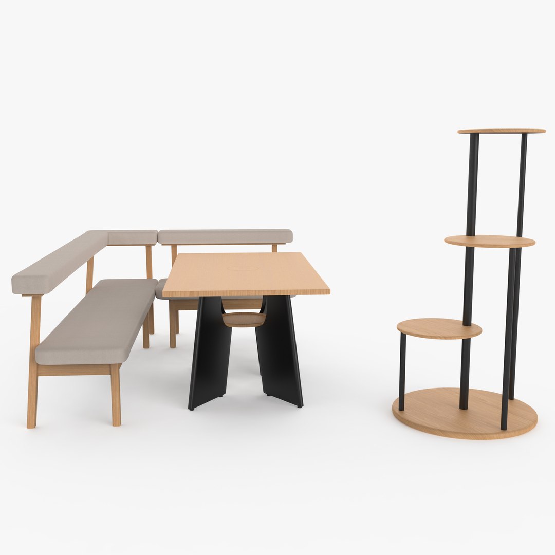 Cat-friendly Table 3D Model - TurboSquid 1785572