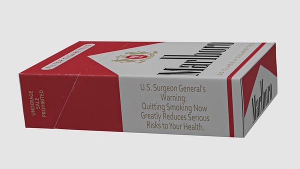 modelo 3d Paquete de cigarrillos Marlboro - TurboSquid 2320502