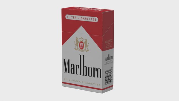 modelo 3d Paquete de cigarrillos Marlboro - TurboSquid 2320502