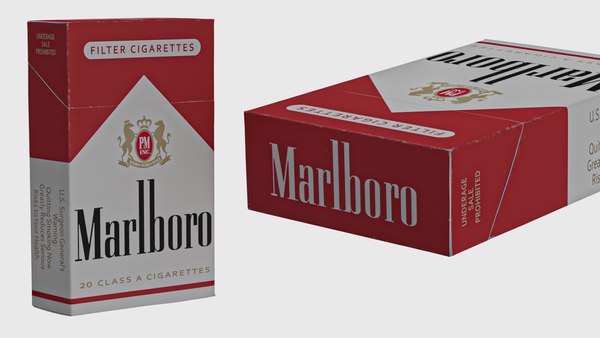 modelo 3d Paquete de cigarrillos Marlboro - TurboSquid 2320502