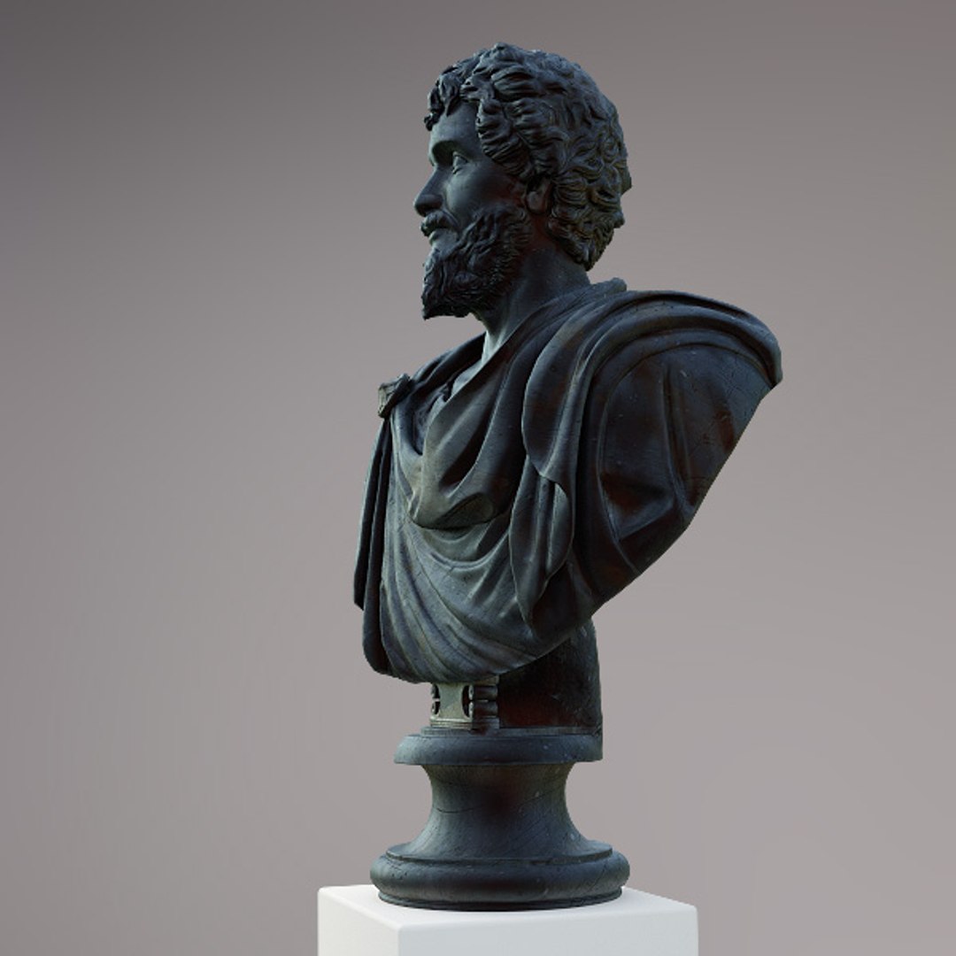 3d Model Septimius Severus Emperor