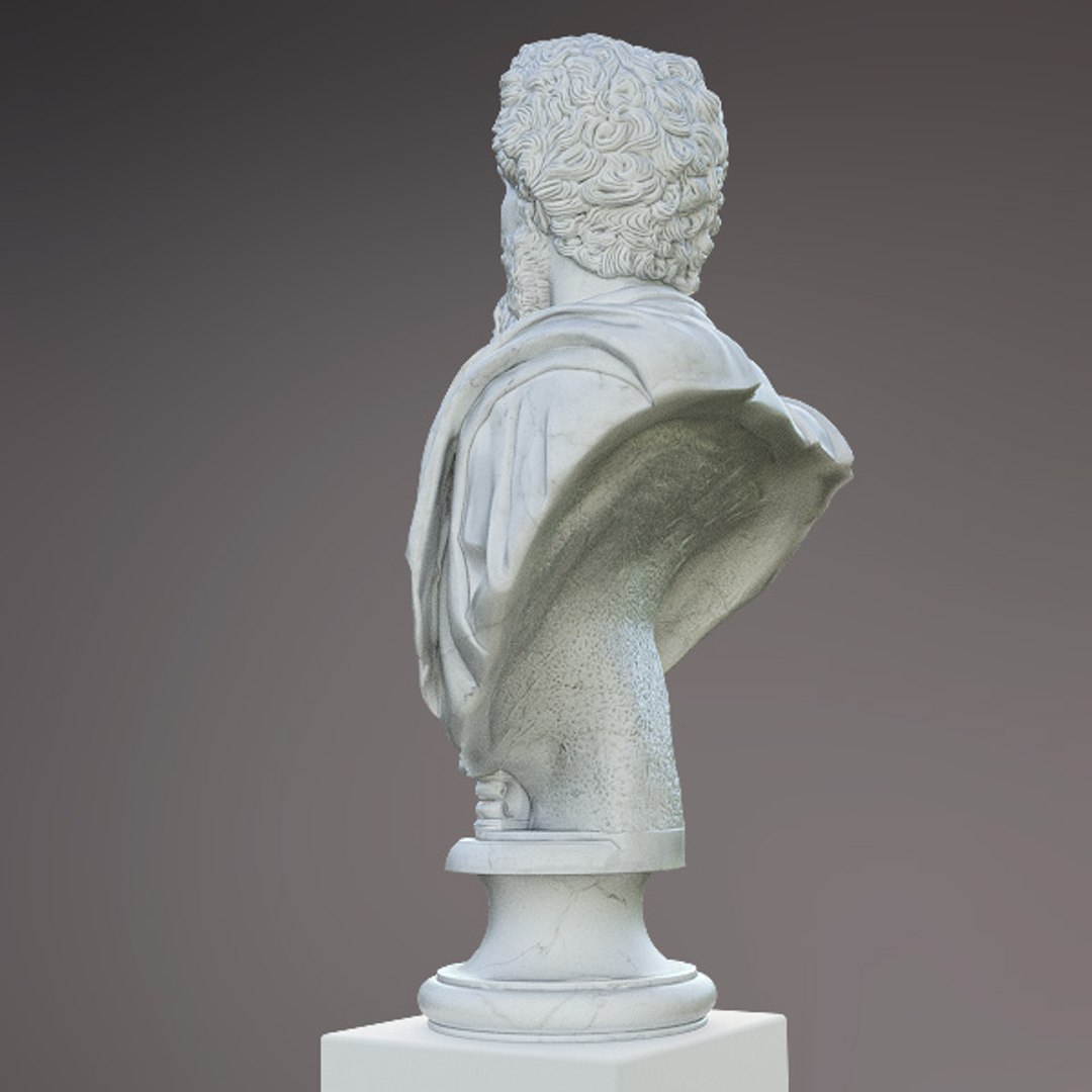 3d Model Septimius Severus Emperor