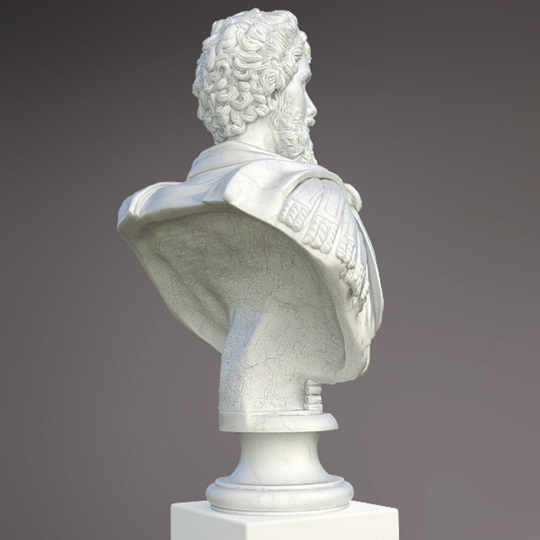 3d Model Septimius Severus Emperor