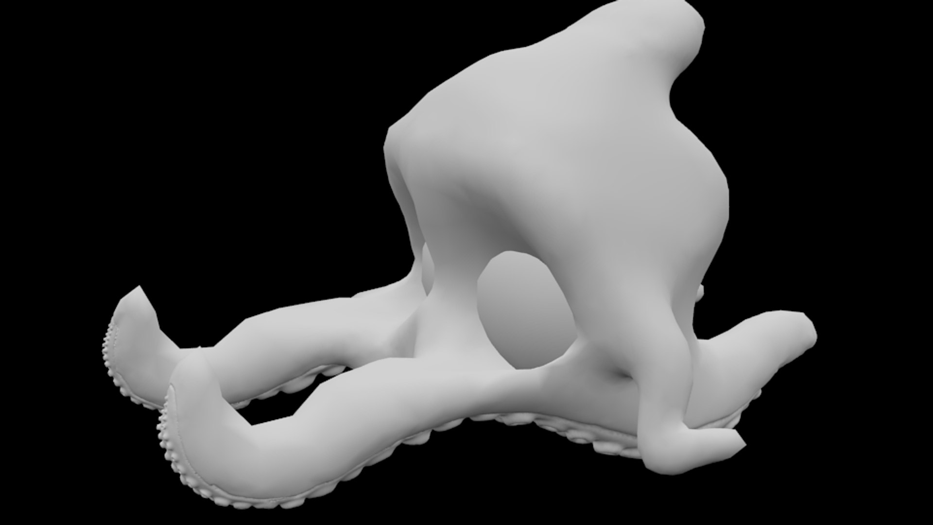 3d enemy squid model