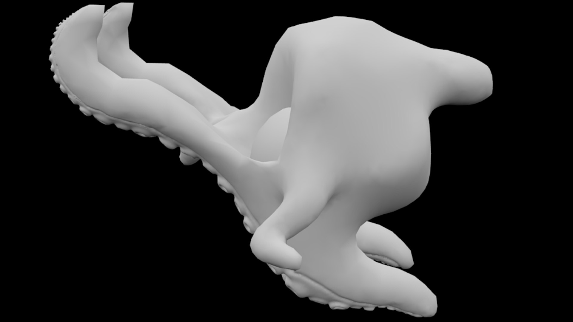 3d enemy squid model