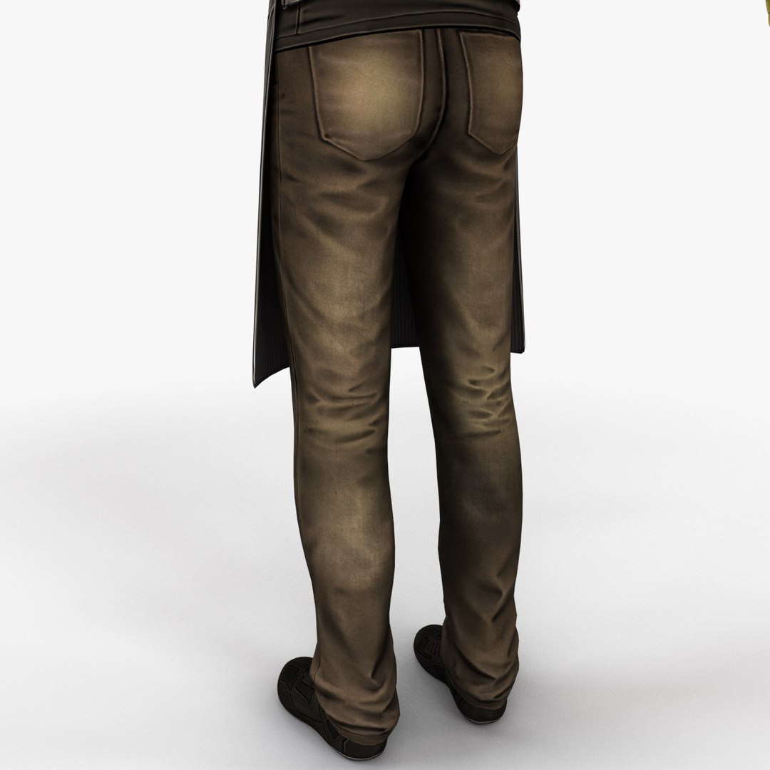 cleaner man 3d model