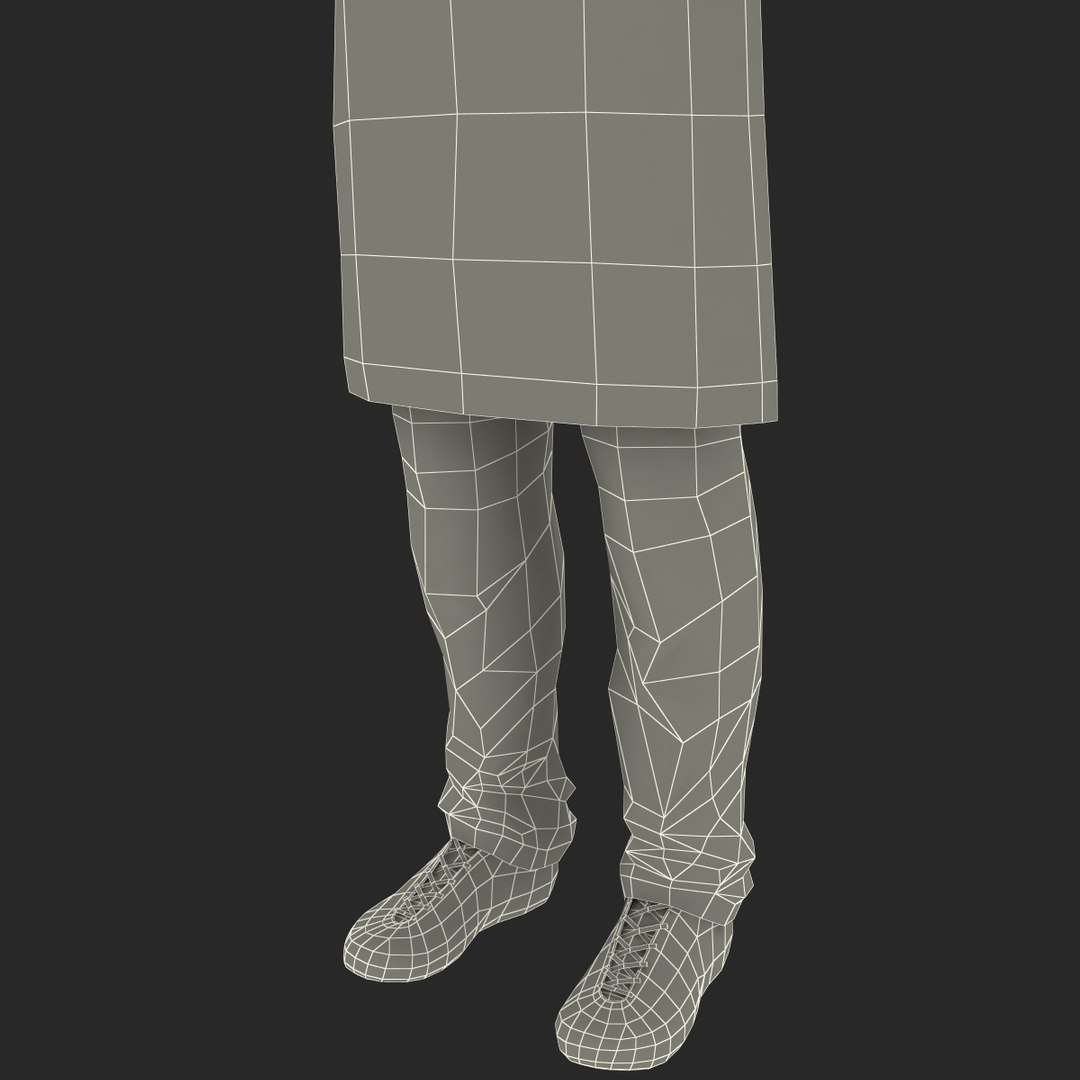 cleaner man 3d model