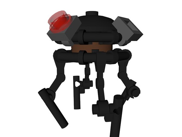 3D модель LEGO Star Wars Droid Scout - TurboSquid 1236998