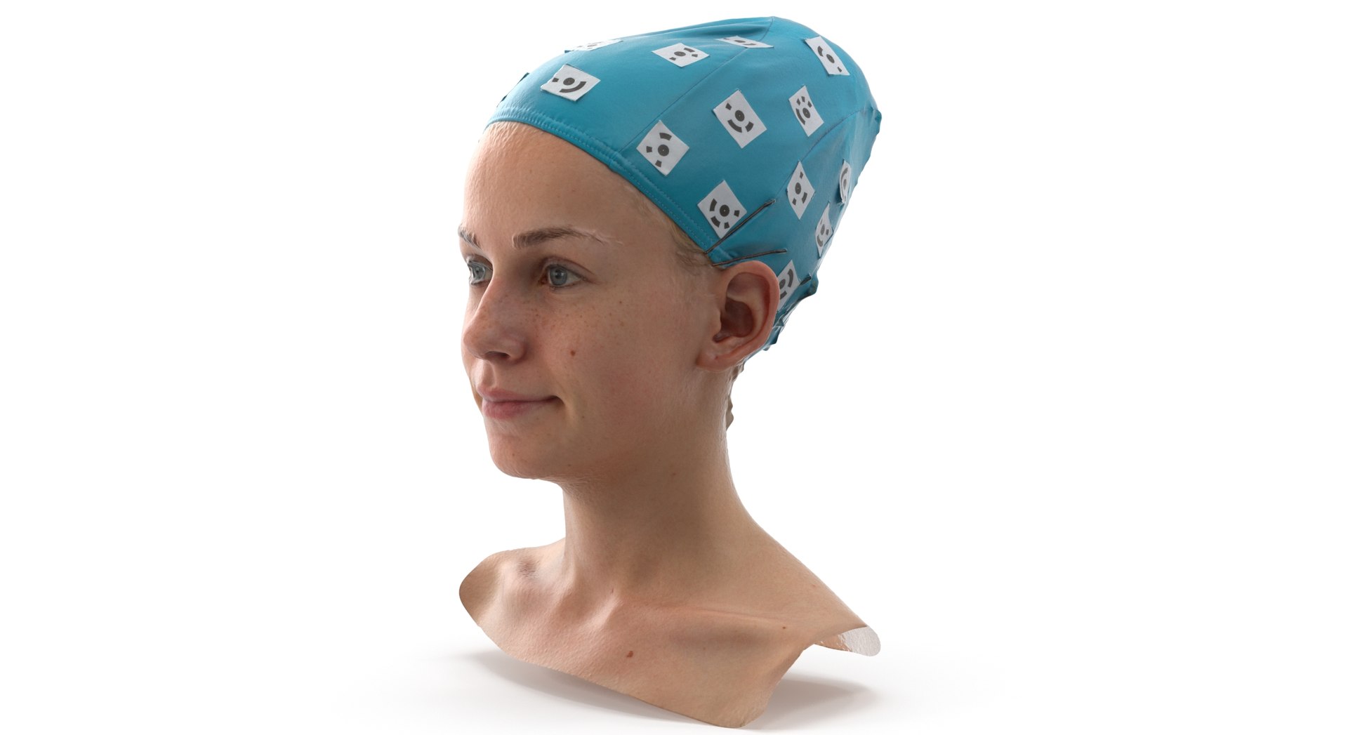 Rhea Human Head Dimpler 3D Model - TurboSquid 1637791