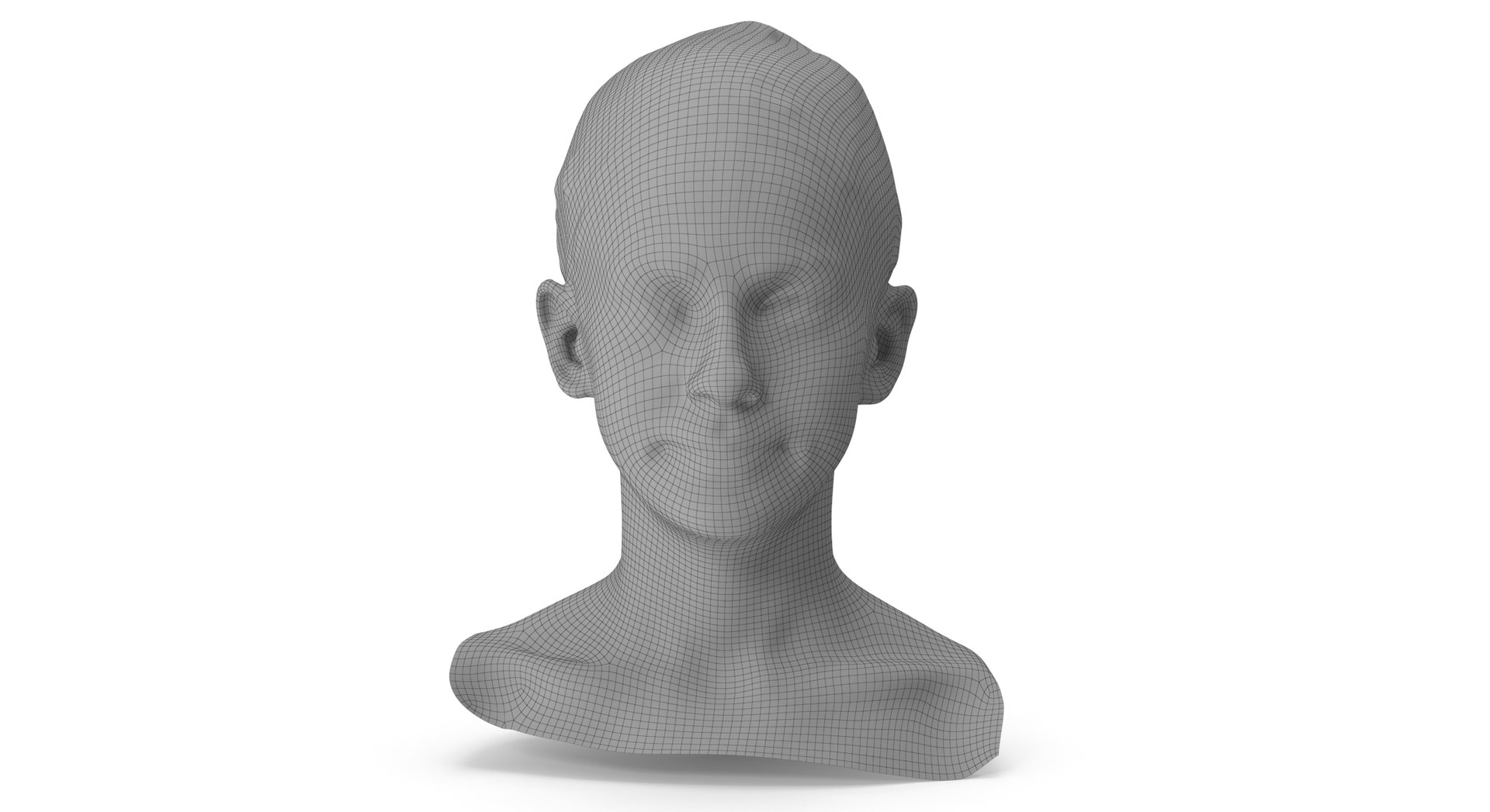 Rhea Human Head Dimpler 3D Model - TurboSquid 1637791