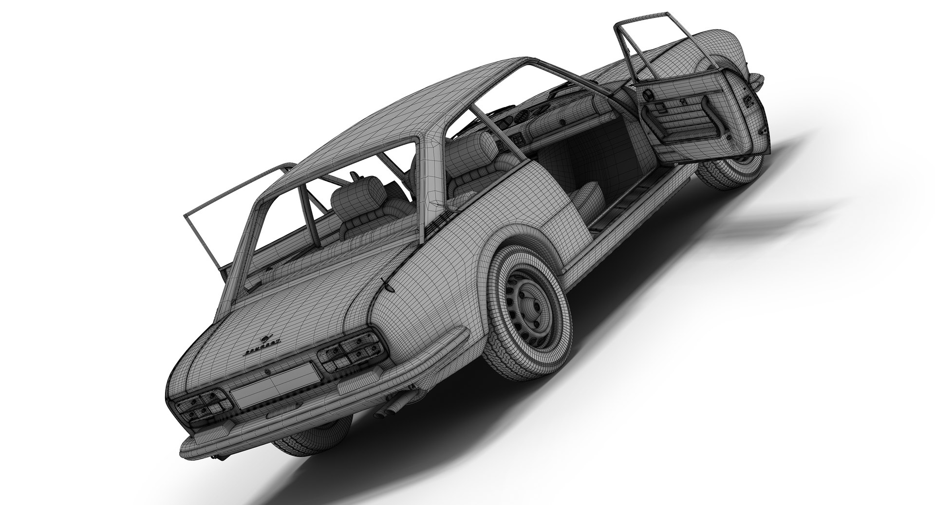 Peugeot 504 Coup Eacute 3D Model - TurboSquid 1429018