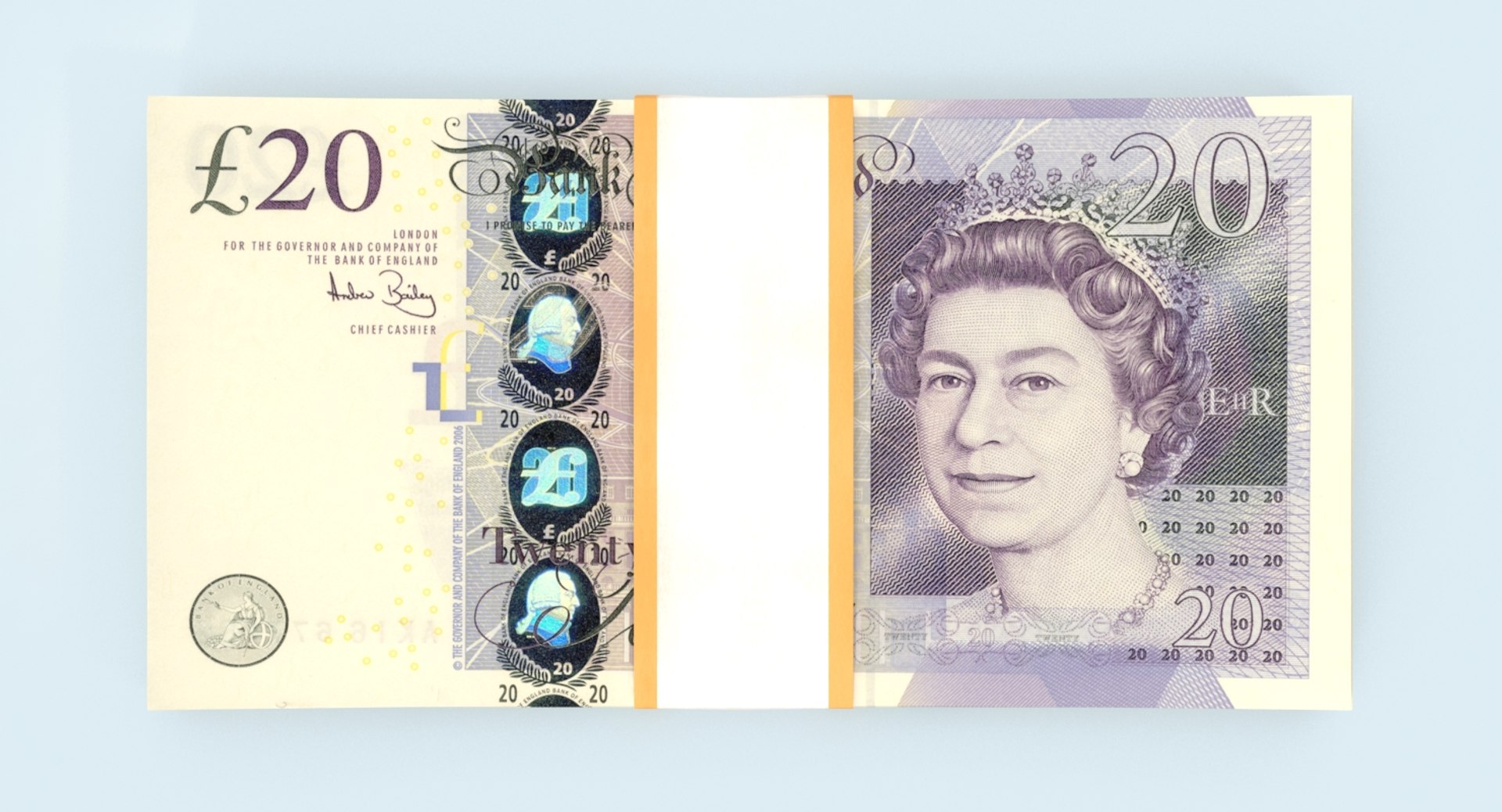 3D Model 20-pound-note---stack | 1145016 | TurboSquid