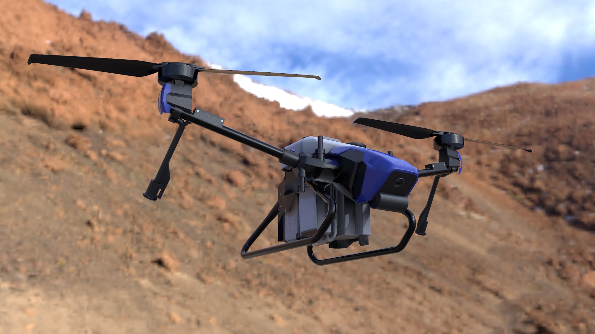 XAG V40 Agricultural Drone 3D Model - TurboSquid 2030338