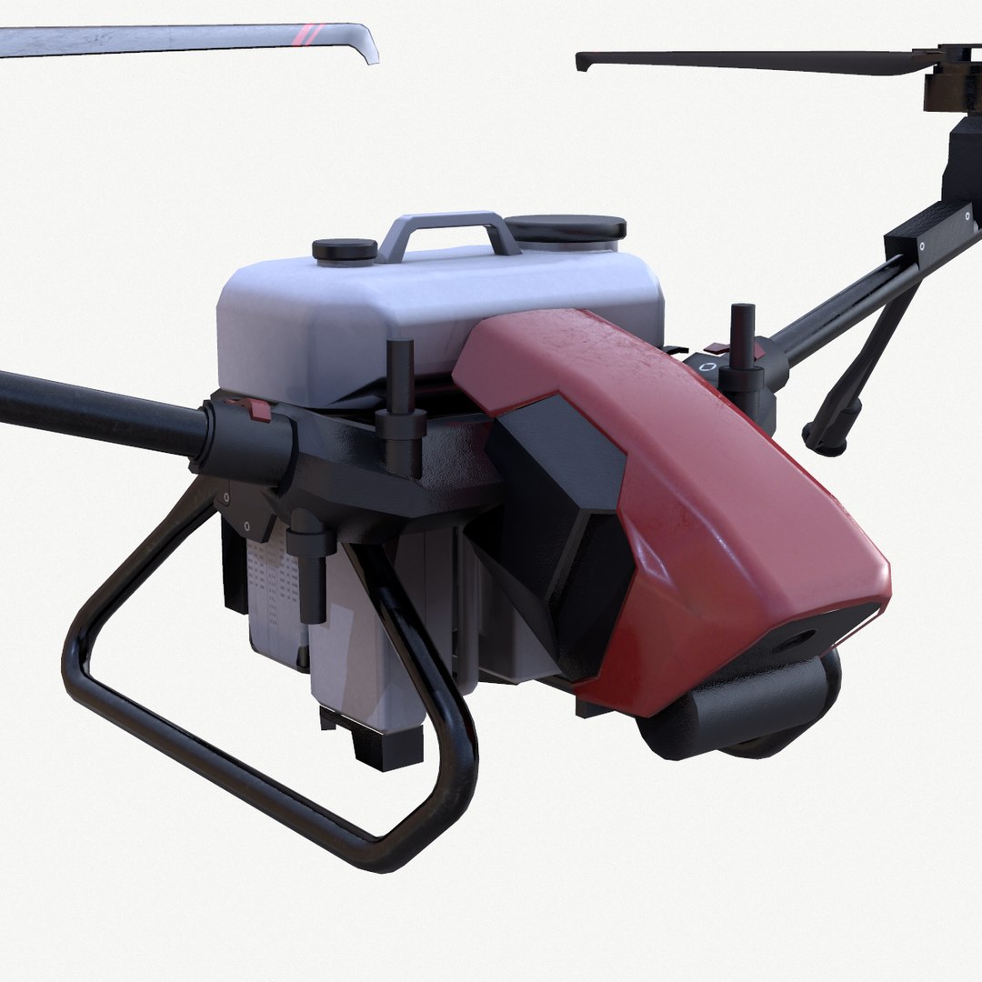 XAG V40 Agricultural Drone 3D Model - TurboSquid 2030338