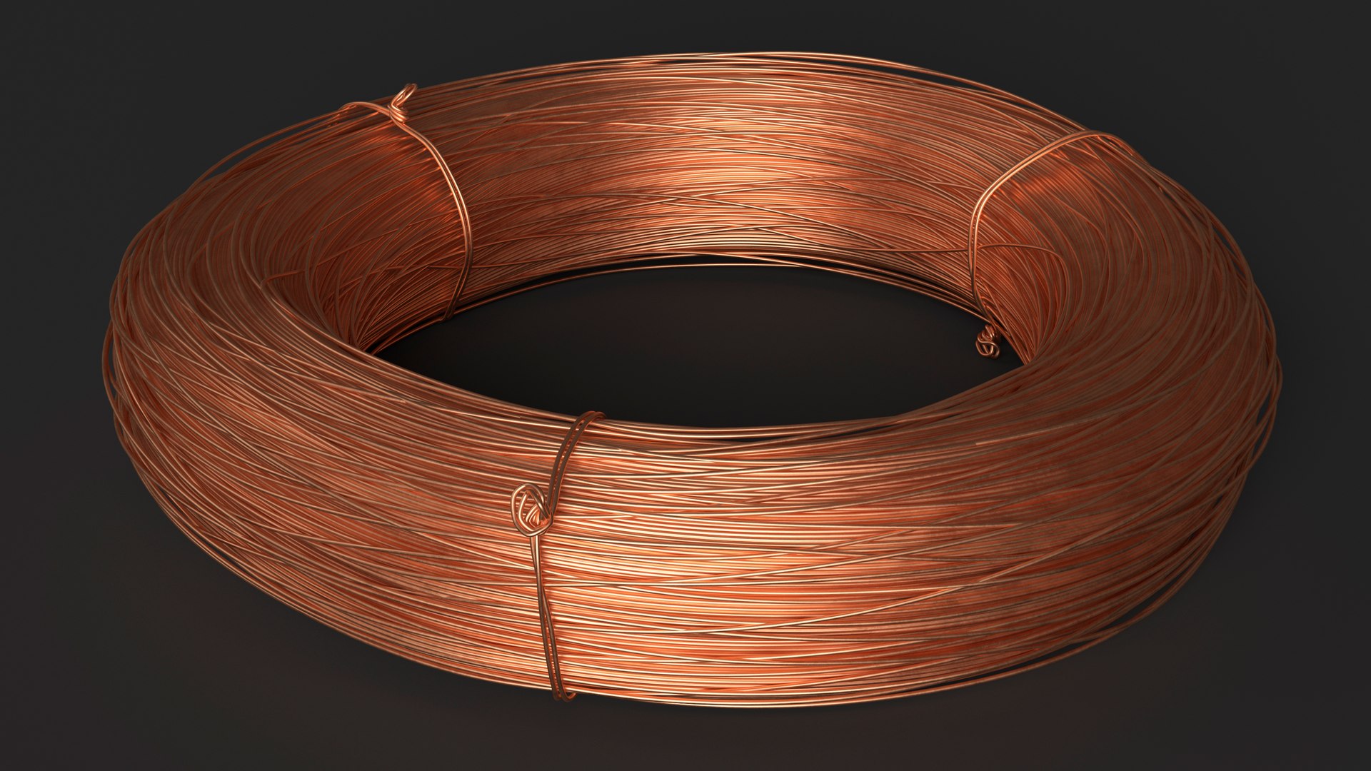 3D Cooper Wire Coil - TurboSquid 2185966