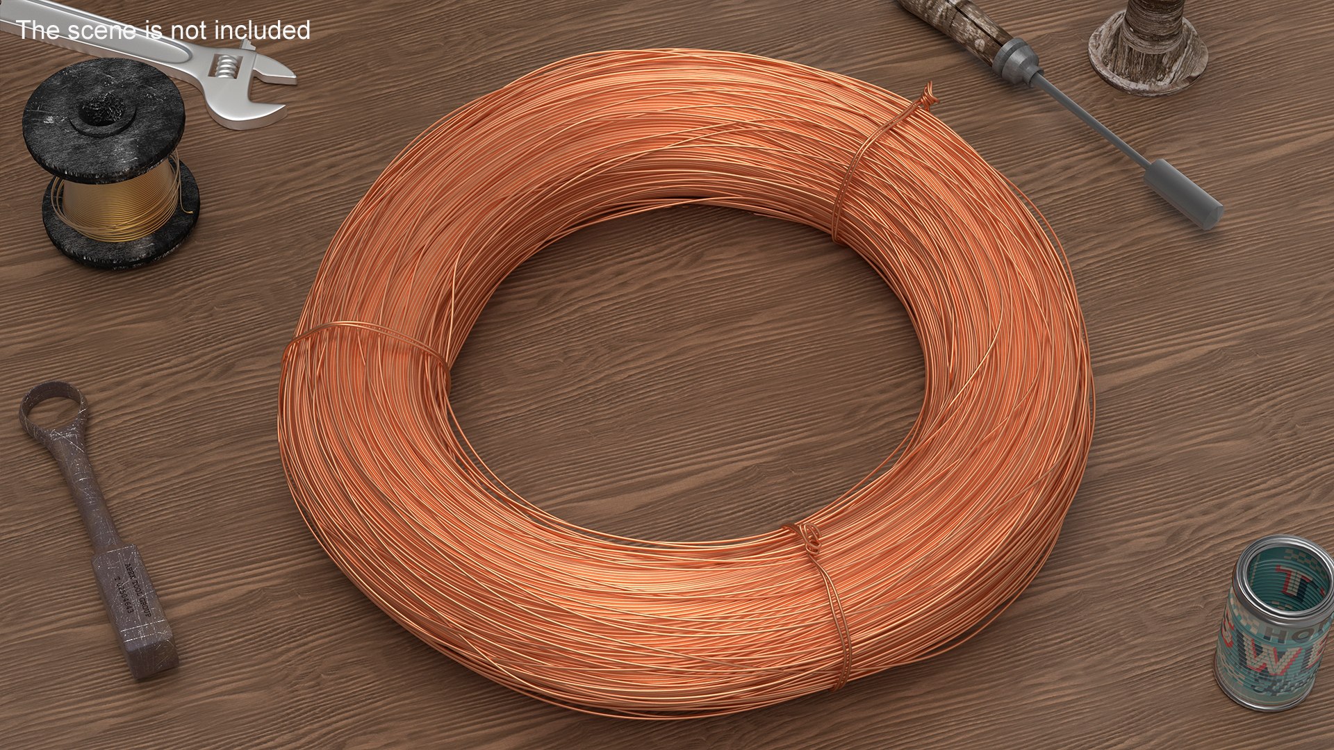 3D Cooper Wire Coil - TurboSquid 2185966