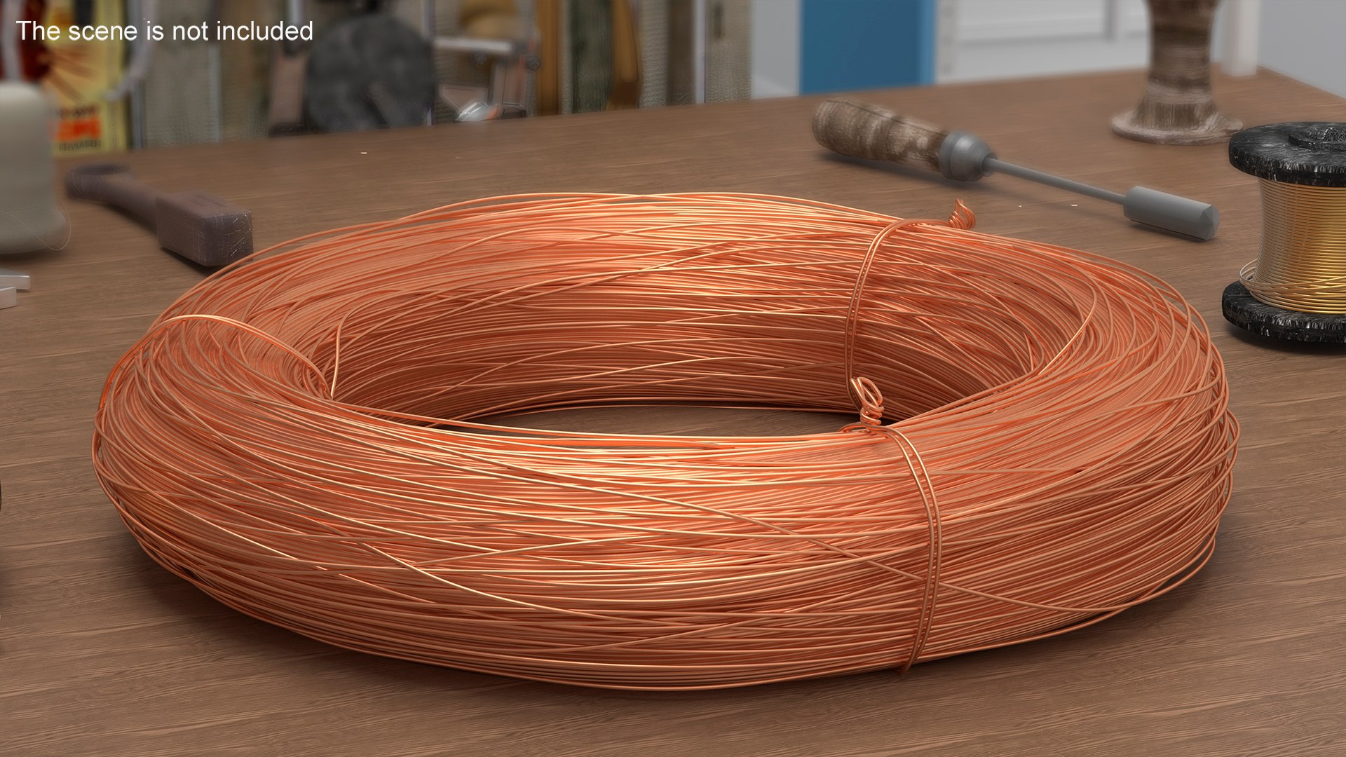 3D Cooper Wire Coil - TurboSquid 2185966