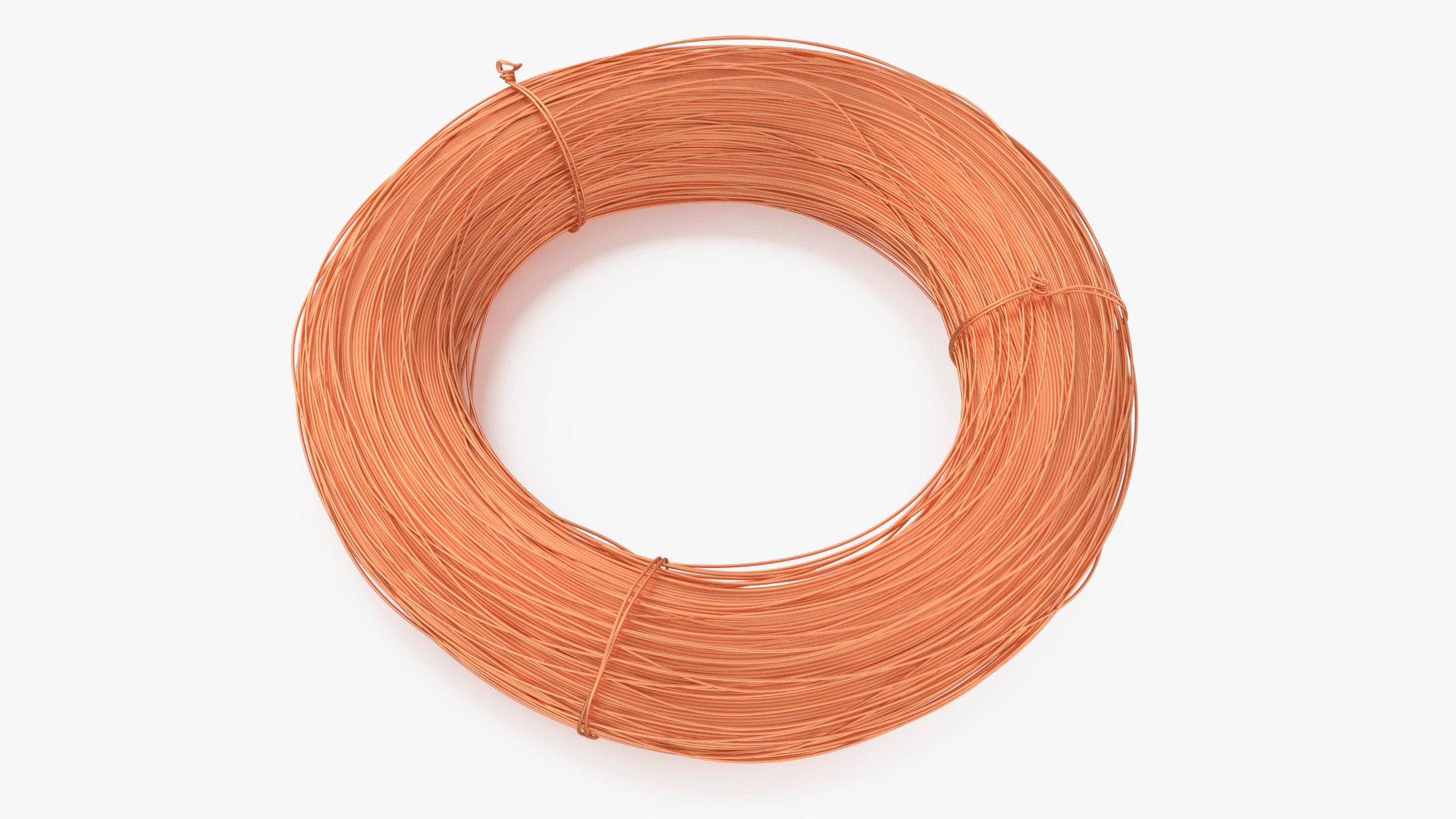 3D Cooper Wire Coil - TurboSquid 2185966