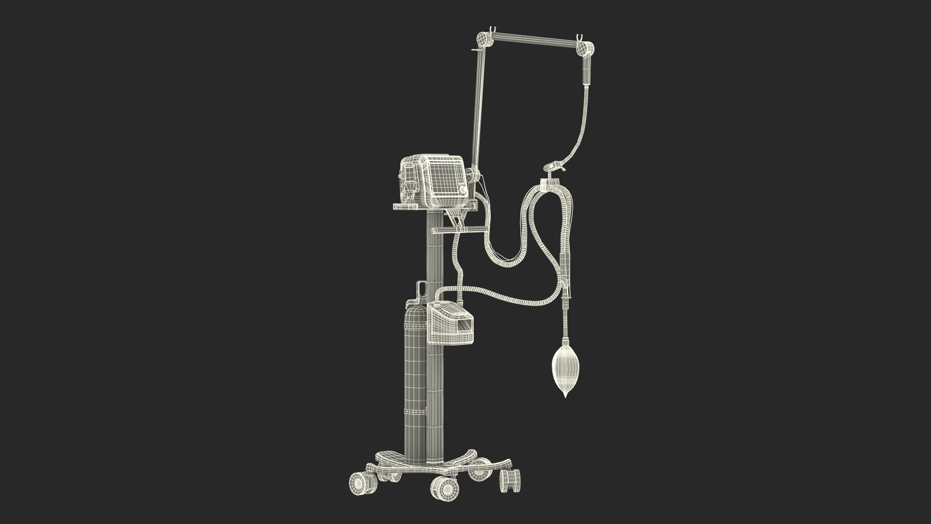 Mechanical Ventilation Apparatus HAMILTON-C1 3D - TurboSquid 2230750