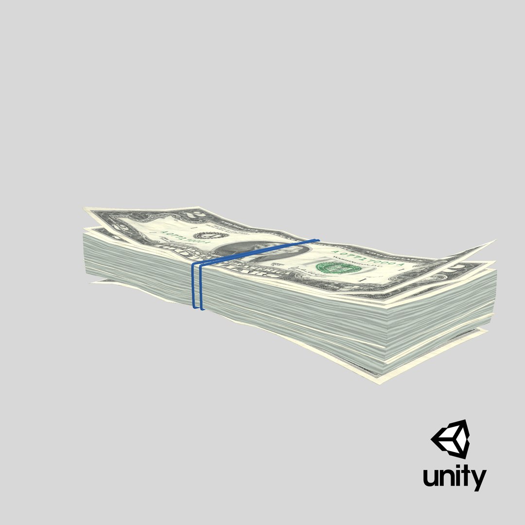 3D Model Dollars Bills - TurboSquid 1615801
