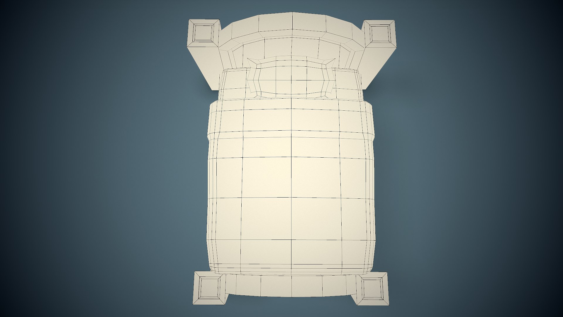 3D Model Stylized Cartoon Bed - TurboSquid 1500900