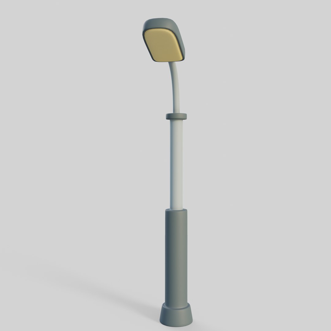 Cartoon Street Light 5 Model - TurboSquid 2053880