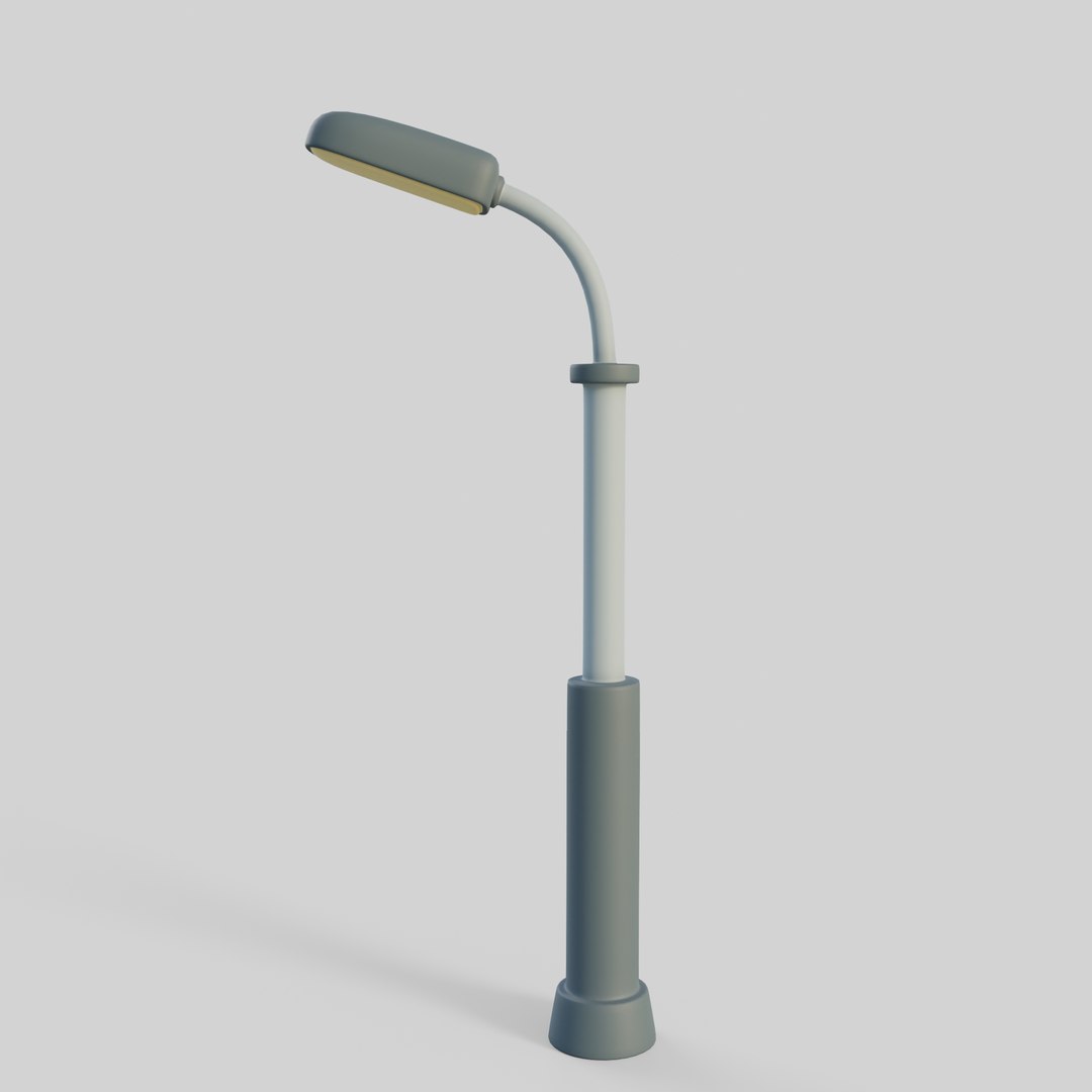 Cartoon Street Light 5 Model - TurboSquid 2053880
