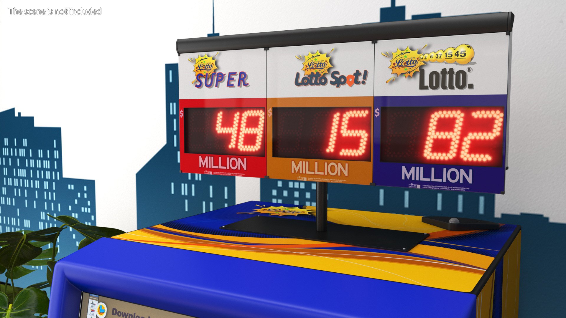3D Lottery Machine Model - TurboSquid 2042685