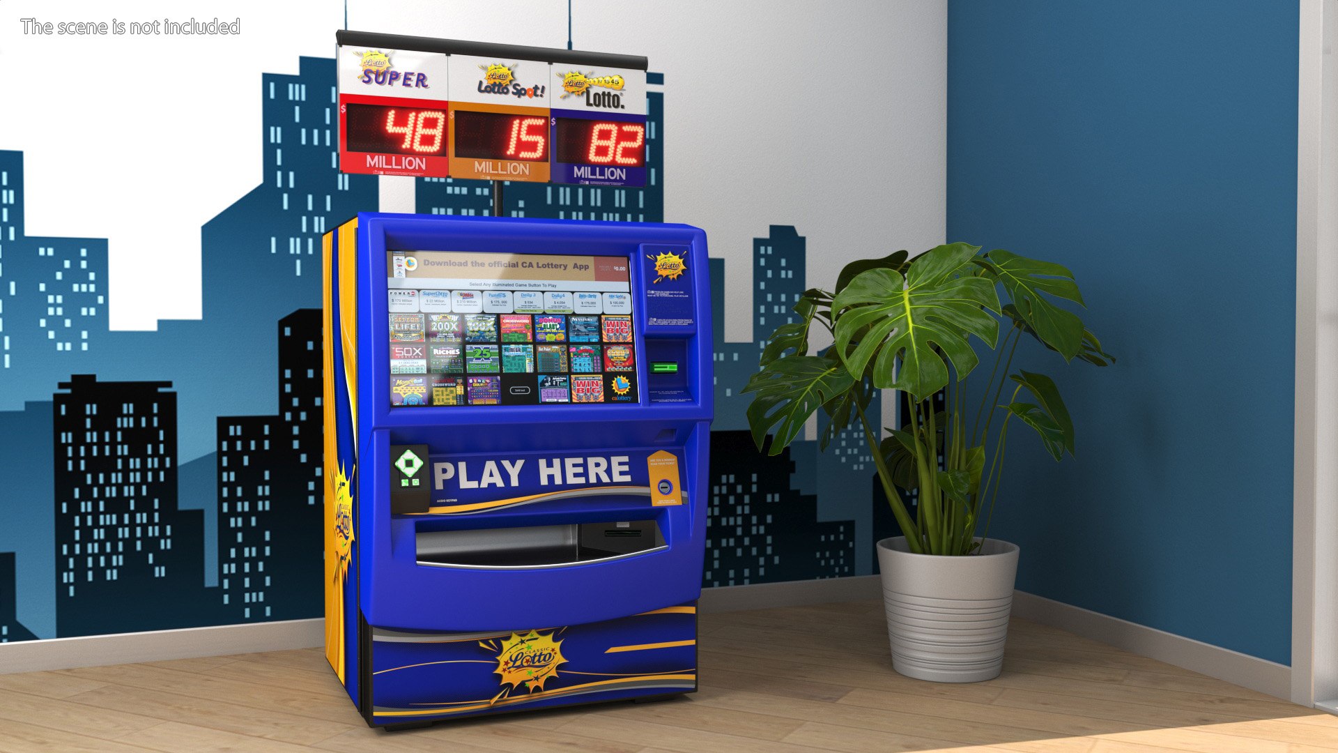 3D Lottery Machine Model - TurboSquid 2042685