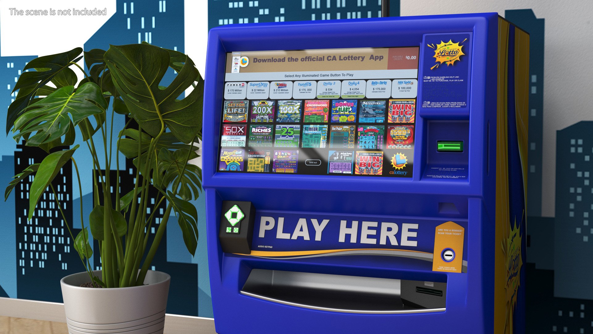 3D Lottery Machine Model - TurboSquid 2042685